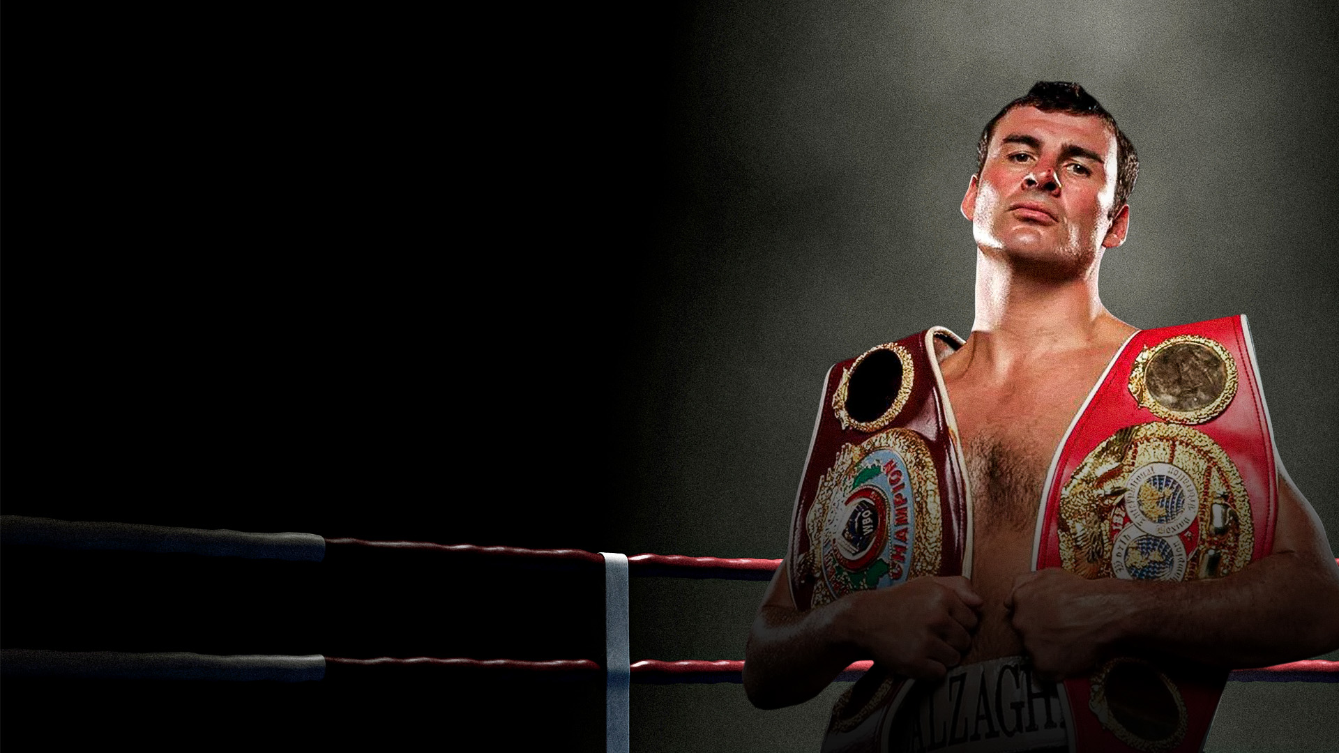 Meer Boxing Legend Joe Calzaghe at Edgeley Park, Stockport